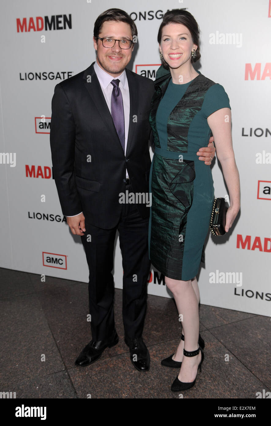 AMC's "Mad Men" - Season 6 Premiere Featuring: Rich Sommer with Wife ...