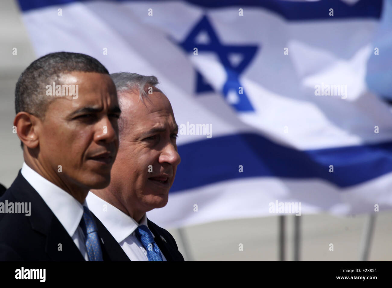 US President Barack Obama with Israeli Prime Minister Benjamin ...