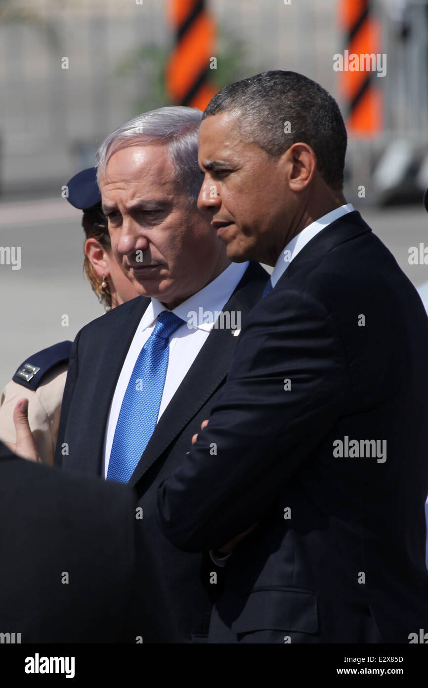 US President Barack Obama with Israeli Prime Minister Benjamin ...
