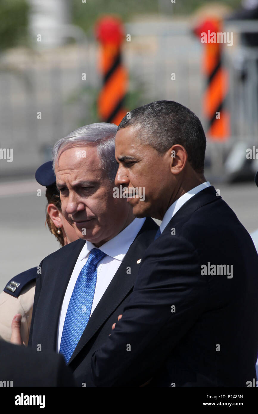 US President Barack Obama with Israeli Prime Minister Benjamin ...