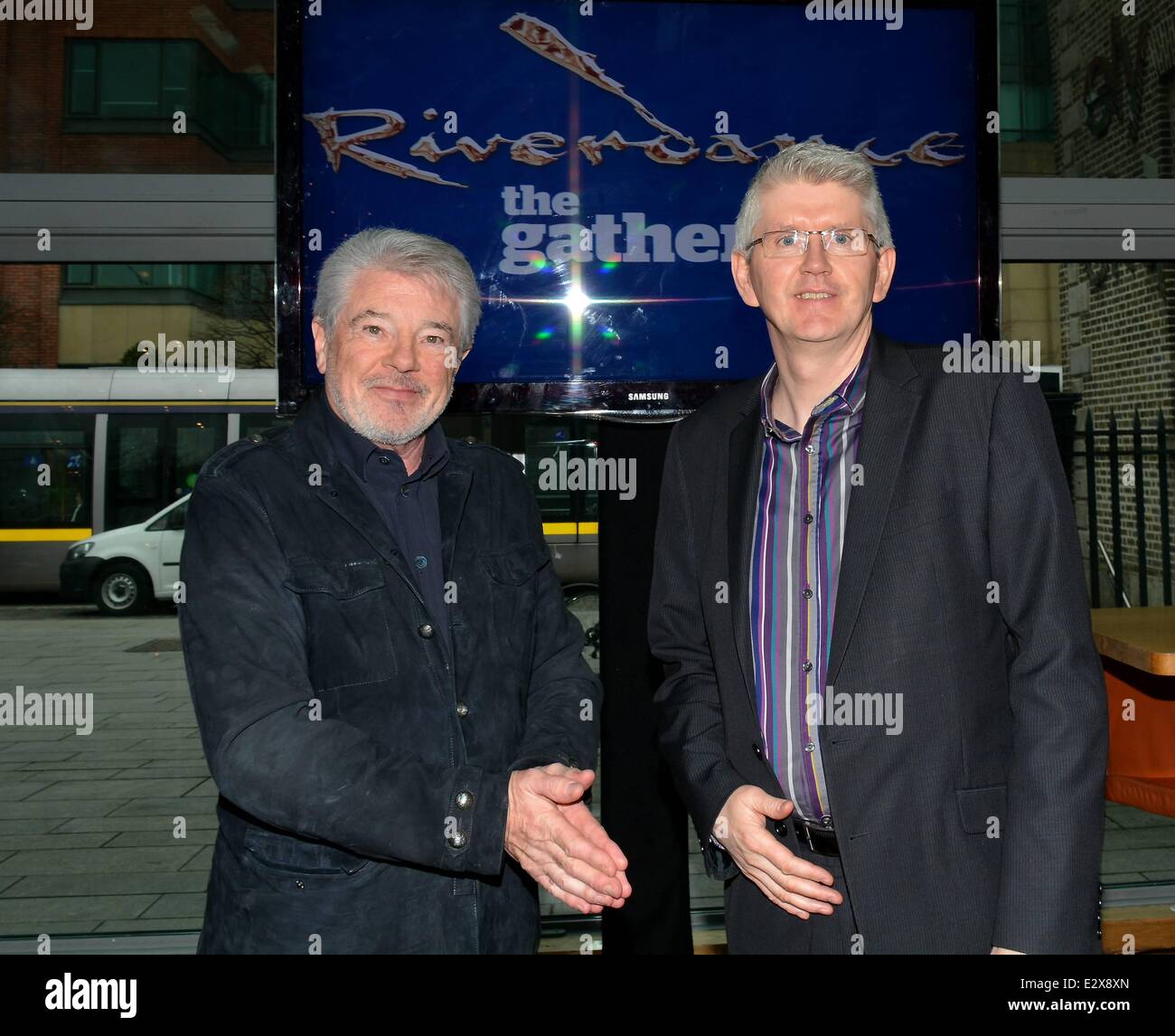 Riverdance's John McColgan and The Gathering project director Jim Miley ...