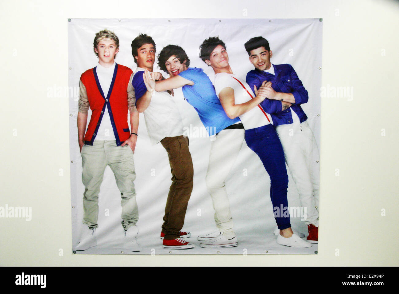 A variety of memorabilia available at the new One Direction pop-up ...