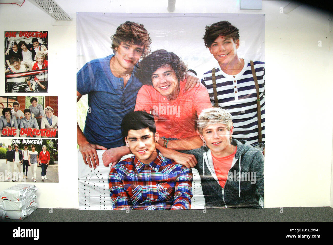 A variety of memorabilia available at the new One Direction pop-up ...