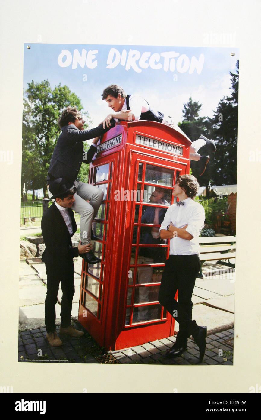 A variety of memorabilia available at the new One Direction pop-up ...