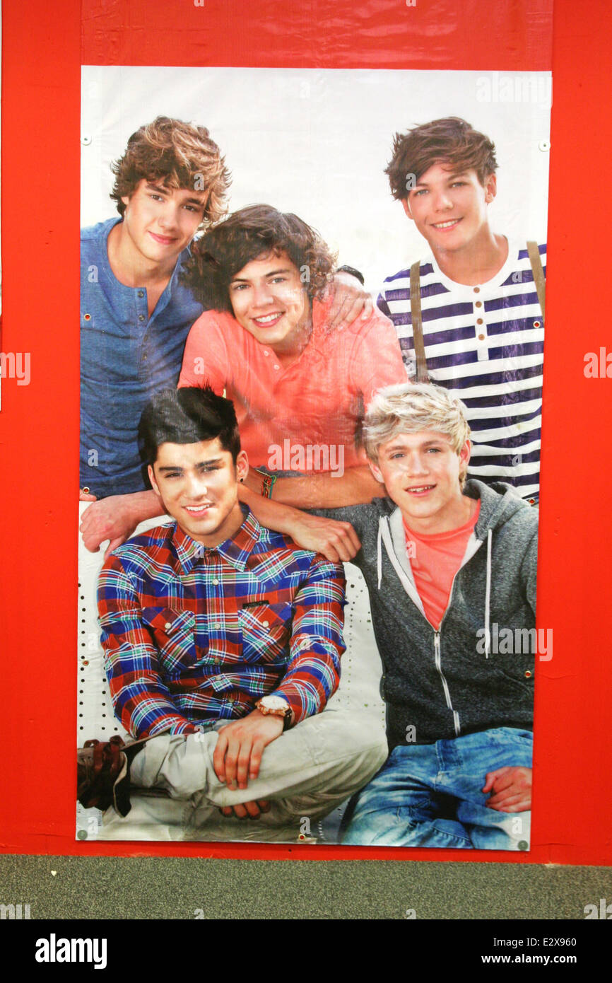 A variety of memorabilia available at the new One Direction pop-up ...