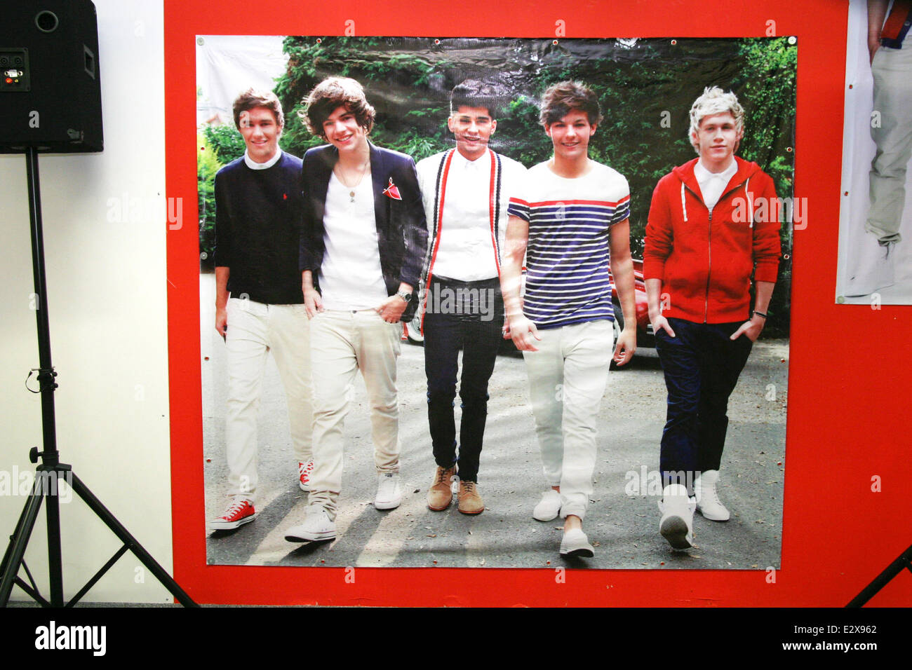 A variety of memorabilia available at the new One Direction pop-up ...