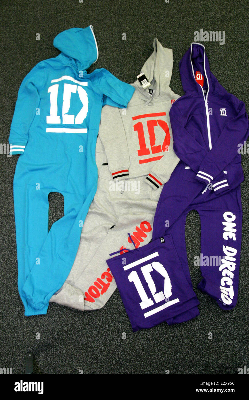 A variety of memorabilia available at the new One Direction pop-up ...