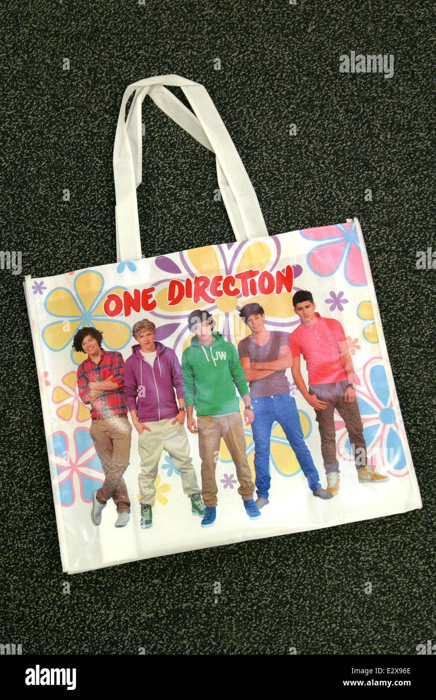 A variety of memorabilia available at the new One Direction pop-up ...