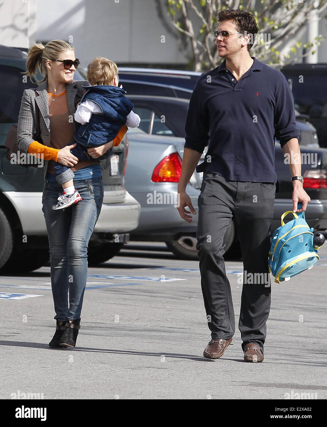 Ali Larter seen with husband Hayes MacArthur and their son Theodore ...