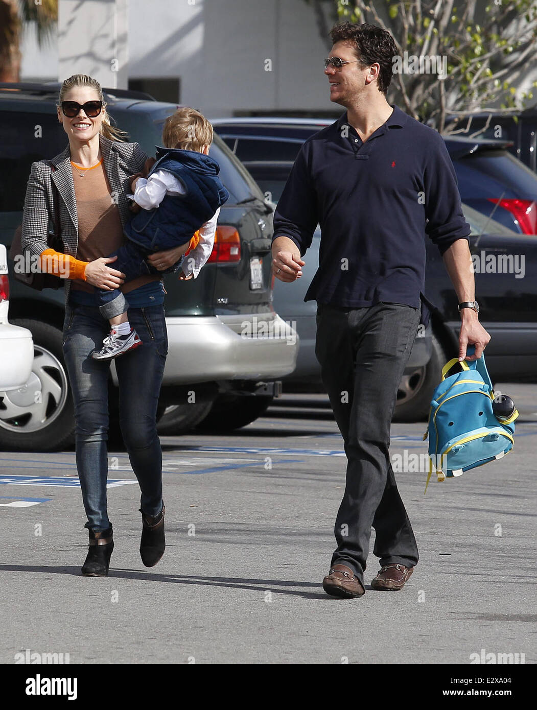 Ali Larter seen with husband Hayes MacArthur and their son Theodore ...