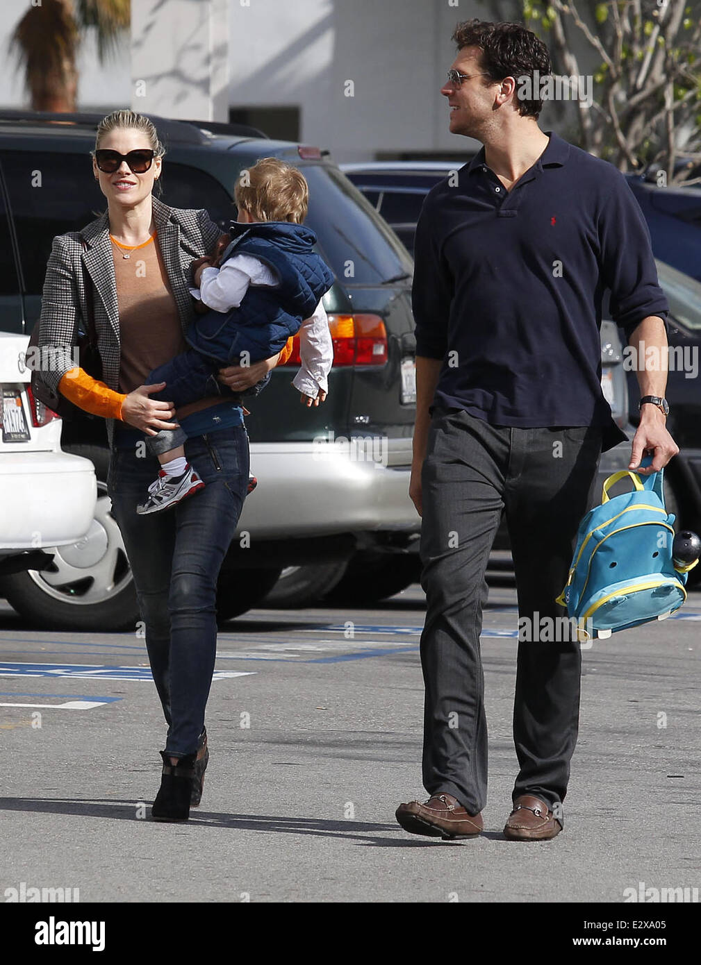 Ali Larter seen with husband Hayes MacArthur and their son Theodore ...
