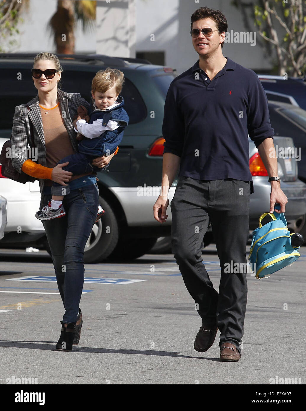 Ali Larter seen with husband Hayes MacArthur and their son Theodore ...