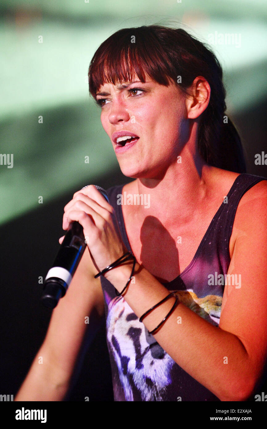 Former Member Of The Pussycat Dolls Jessica Sutta Performs During A