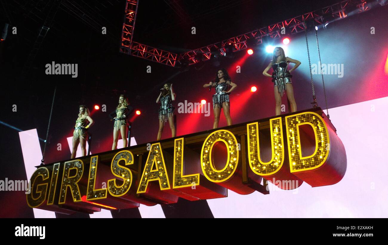 Girls Aloud performed their last ever concert together after ending ...