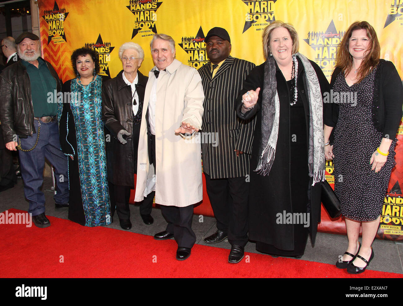 Broadway opening night of 'Hands On A Hard Body' at the Brooks Atkinson ...