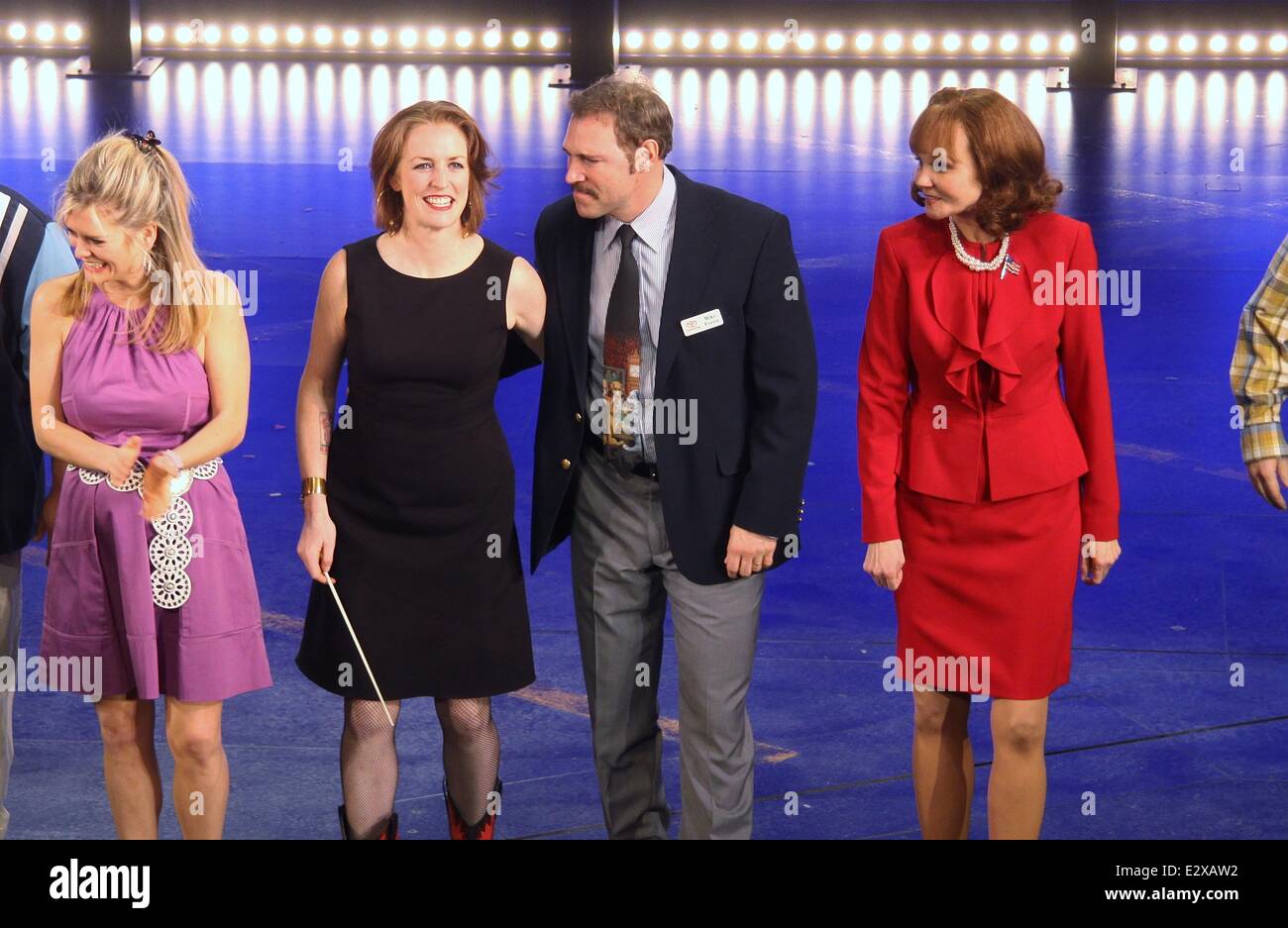 Broadway opening night curtain call for 'Hands on a Hard Body' at the ...