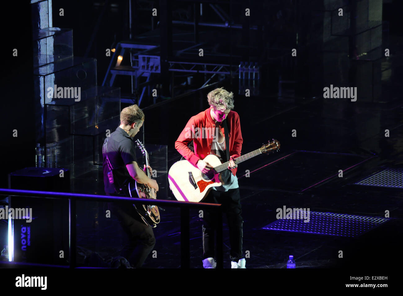 One Direction performing in concert at the LG Arena Featuring: One ...