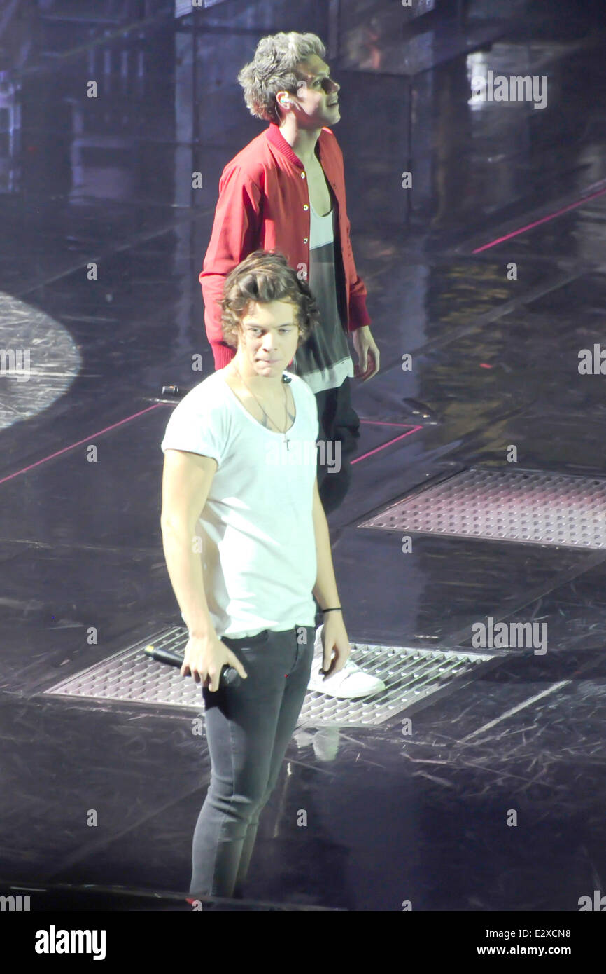 One Direction in concert at the LG Arena Featuring: One Direction Where ...