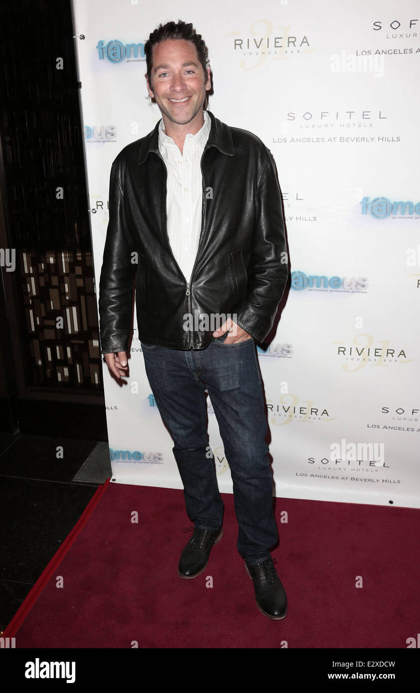 The red carpet launch party for 'Fameus' Smart Phone App at Sofitel ...
