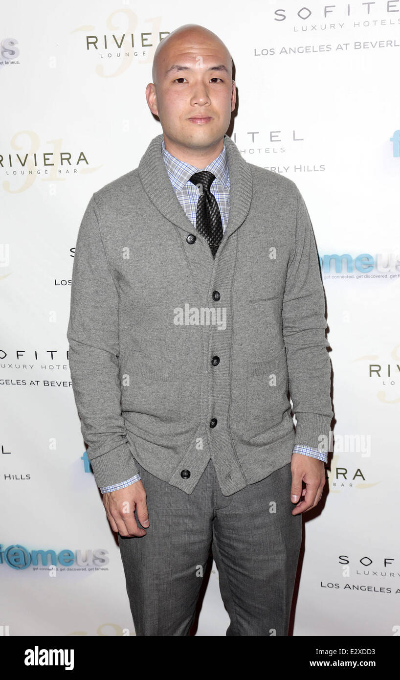 The red carpet launch party for 'Fameus' Smart Phone App at Sofitel ...