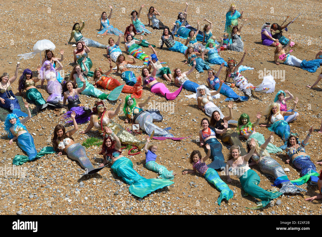 Gathering of mermaids hi-res stock photography and images - Alamy