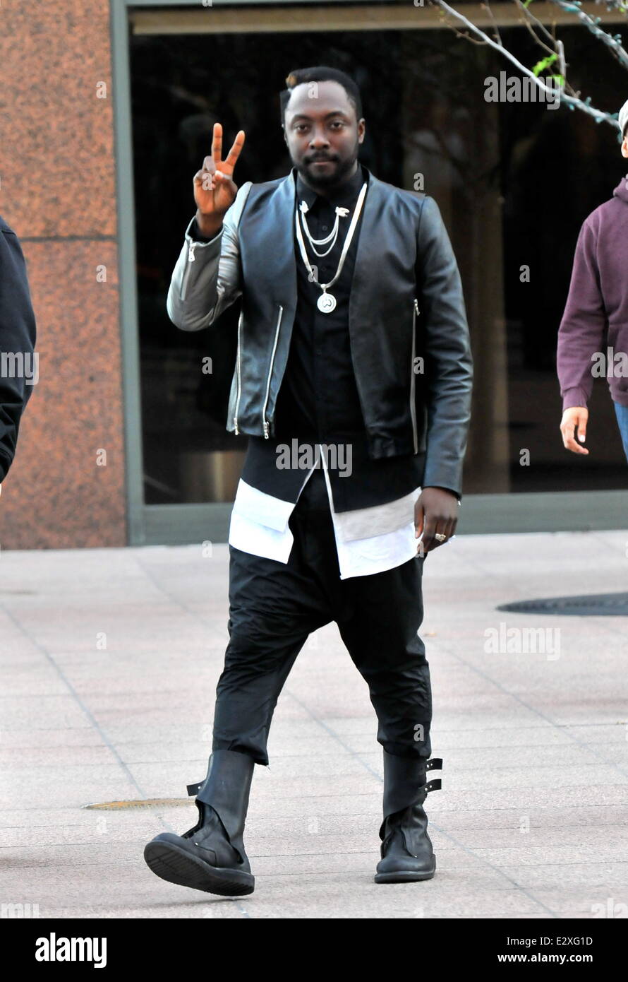 Black Eyed Peas front man will.i.am filming on location his new music ...