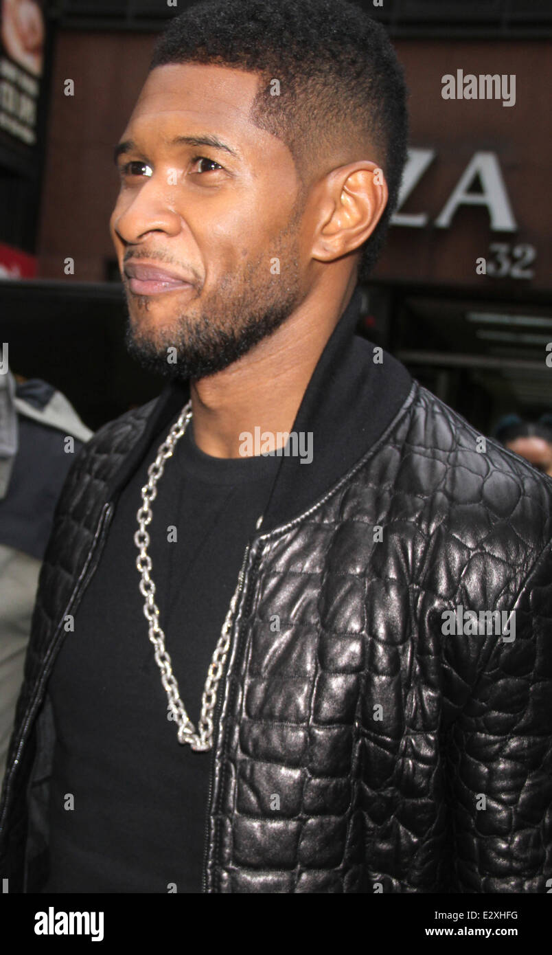 Usher arrives for the 'Today' show to promote the new season of 'The ...