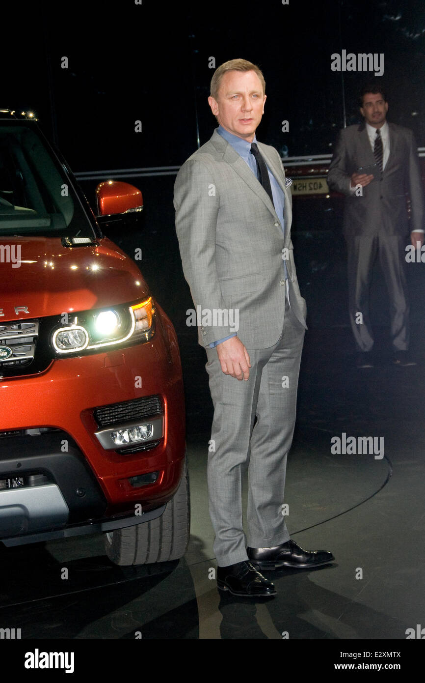 The Range Rover Sport world unveiling at the 2013 New York Auto Show at ...