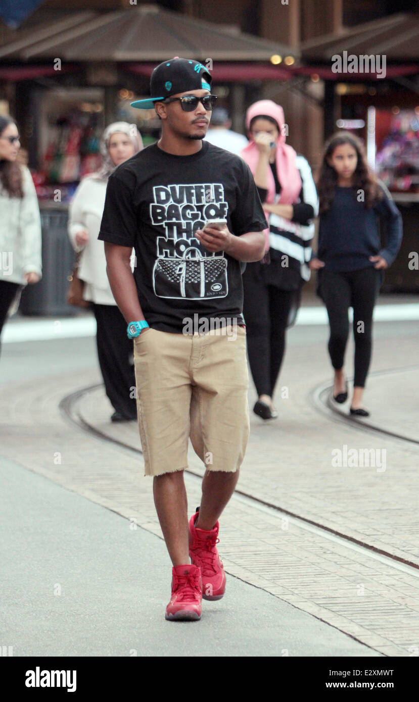 Lil Romeo seen walking through The Grove Featuring: Lil Romeo Where ...