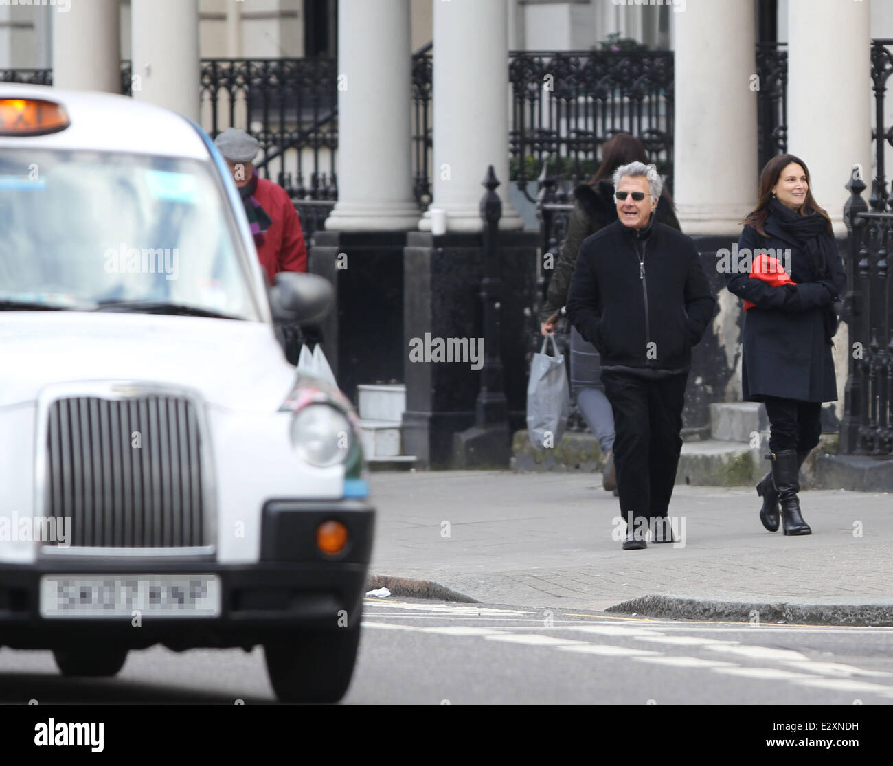Dustin Hoffman and wife Lisa seen walking in West London Featuring ...