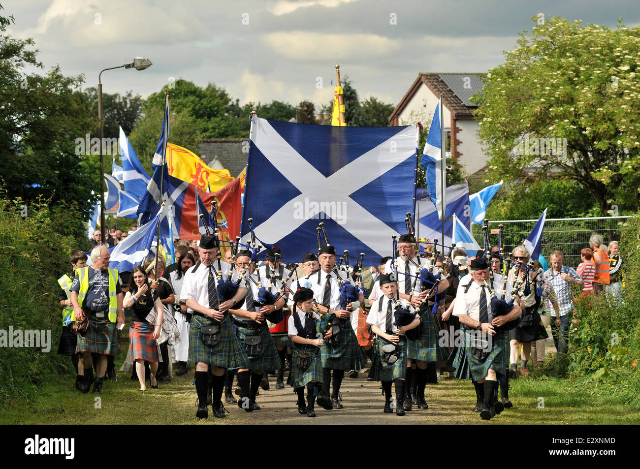 The 700th anniversary of the battle hi-res stock photography and images ...