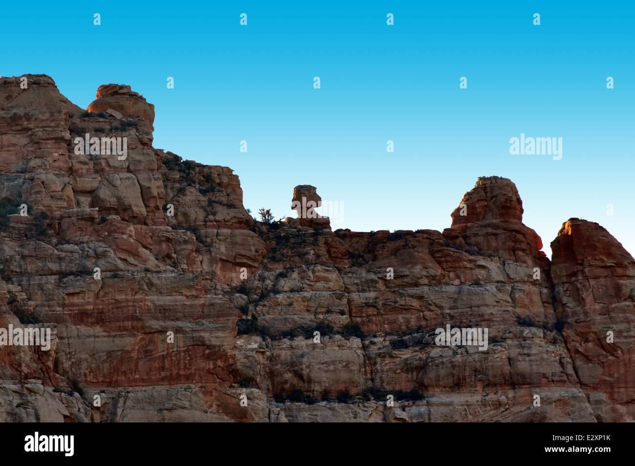 Snoopy Rock, a distinctive rock formation in Sedona, Arizona, resembles ...