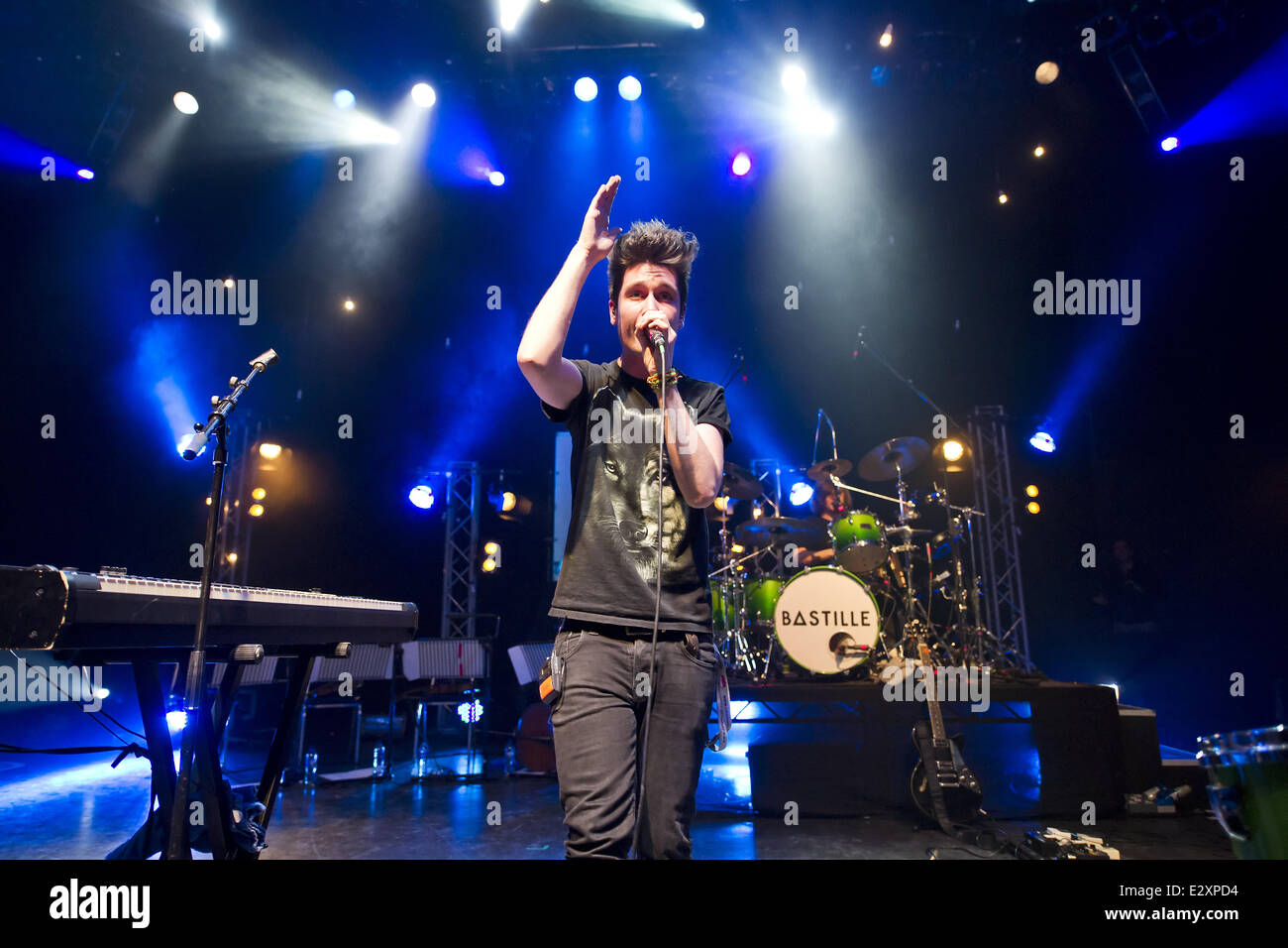 London based indie-pop band Bastille performing live at Shepherds Bush ... London based indie-pop band Bastille performing live at Shepherds Bush ...