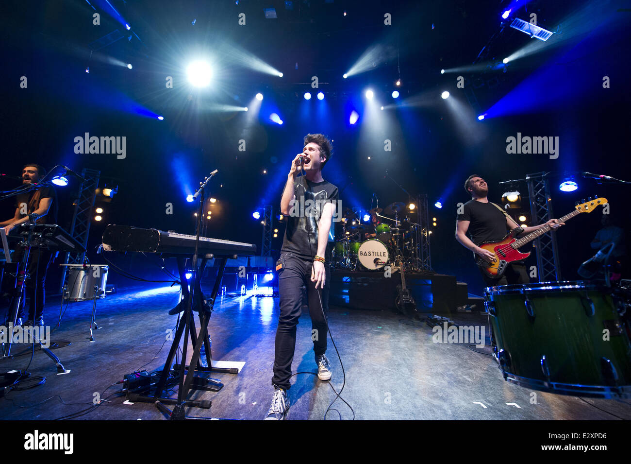 London based indie-pop band Bastille performing live at Shepherds Bush ... London based indie-pop band Bastille performing live at Shepherds Bush ...