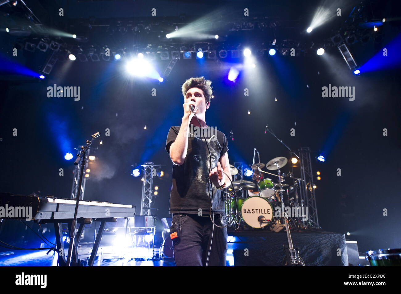 London based indie-pop band Bastille performing live at Shepherds Bush ... London based indie-pop band Bastille performing live at Shepherds Bush ...