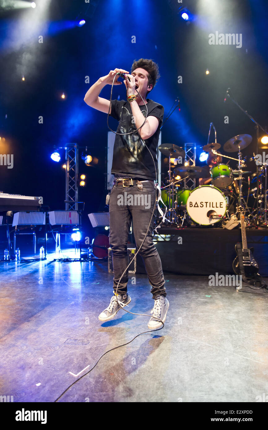 London based indie-pop band Bastille performing live at Shepherds Bush ... London based indie-pop band Bastille performing live at Shepherds Bush ...