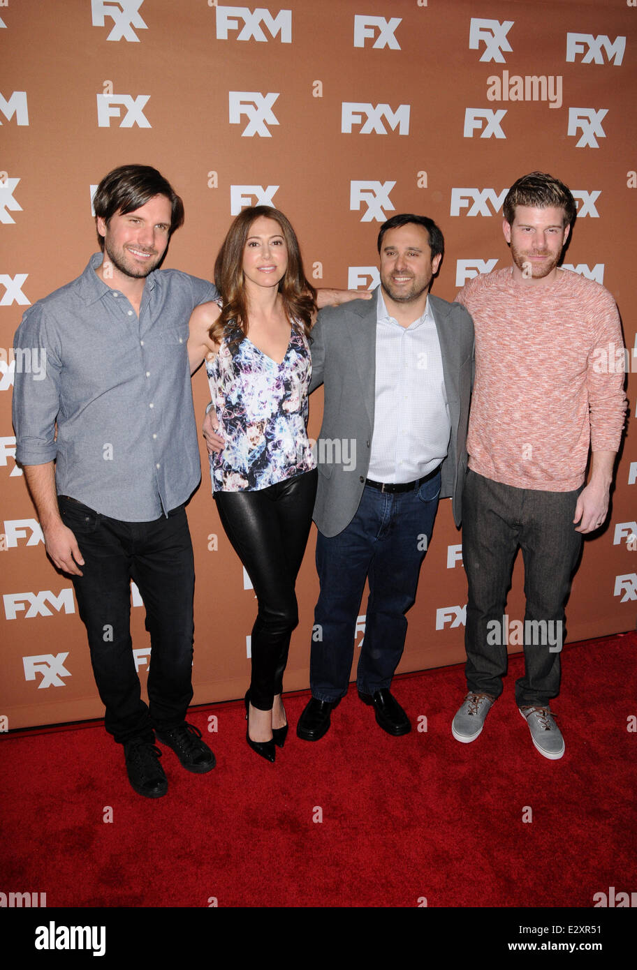 2013 FX Upfront Presentation - Arrivals Featuring: Jon Lajoie,Jackie Schaffer,Jeff Schaffer ...