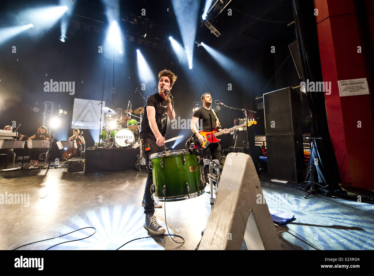 London based indie-pop band Bastille performing live at Shepherds Bush ... London based indie-pop band Bastille performing live at Shepherds Bush ...