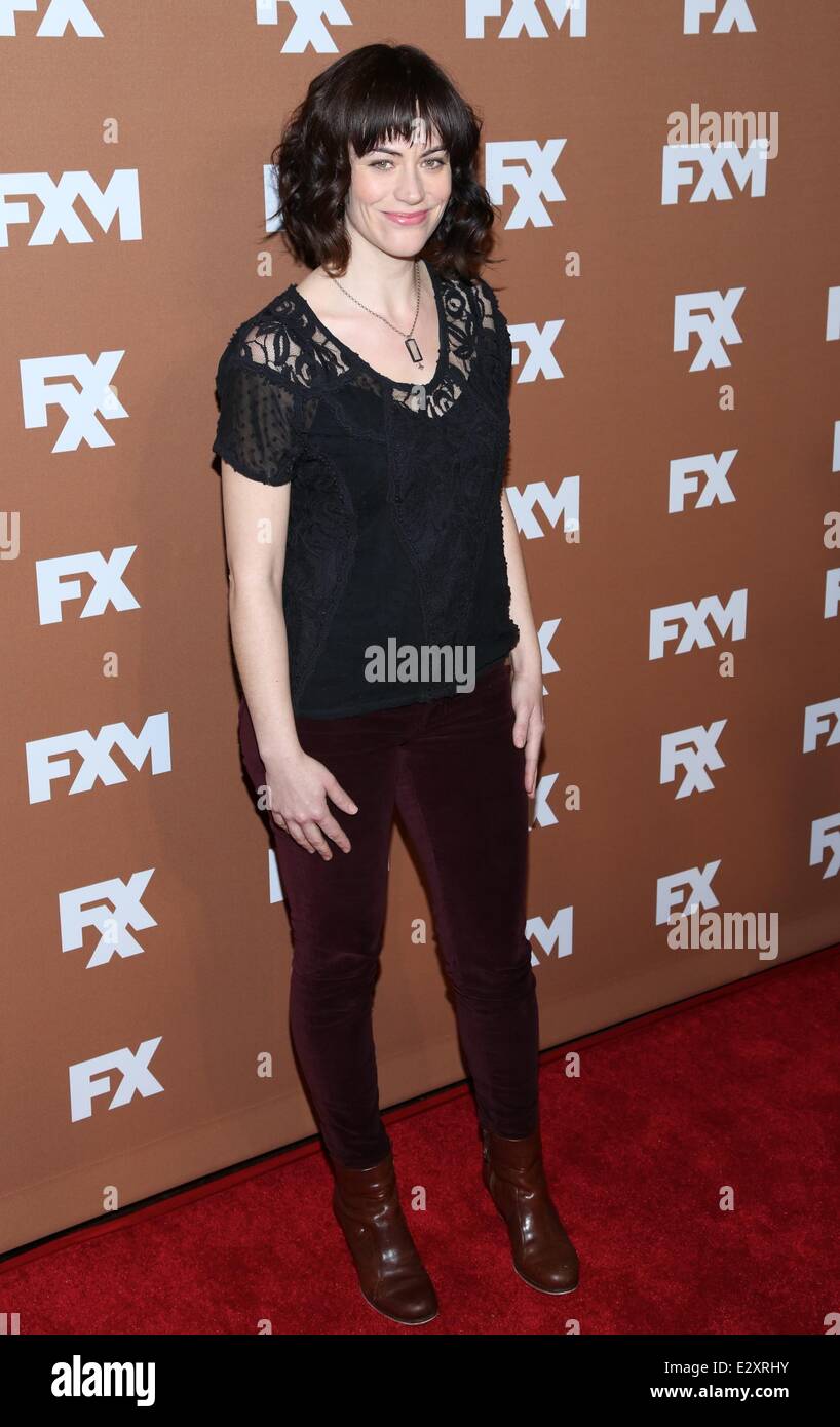 2013 FX Upfront Presentation - Arrivals Featuring: Maggie Siff Where ...
