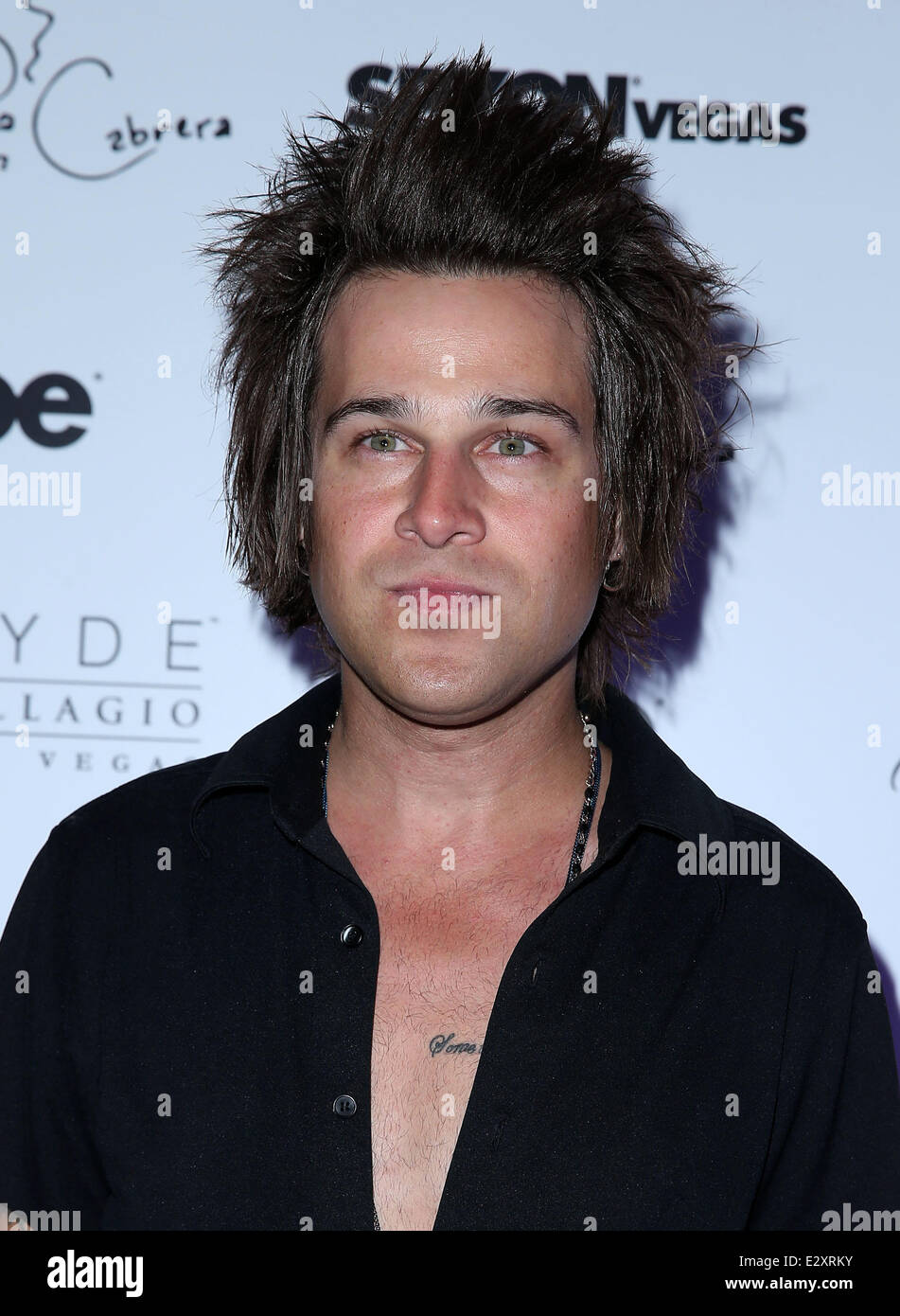 Ryan Cabrera arrives at Hyde Bellagio Las Vegas for a special live ...