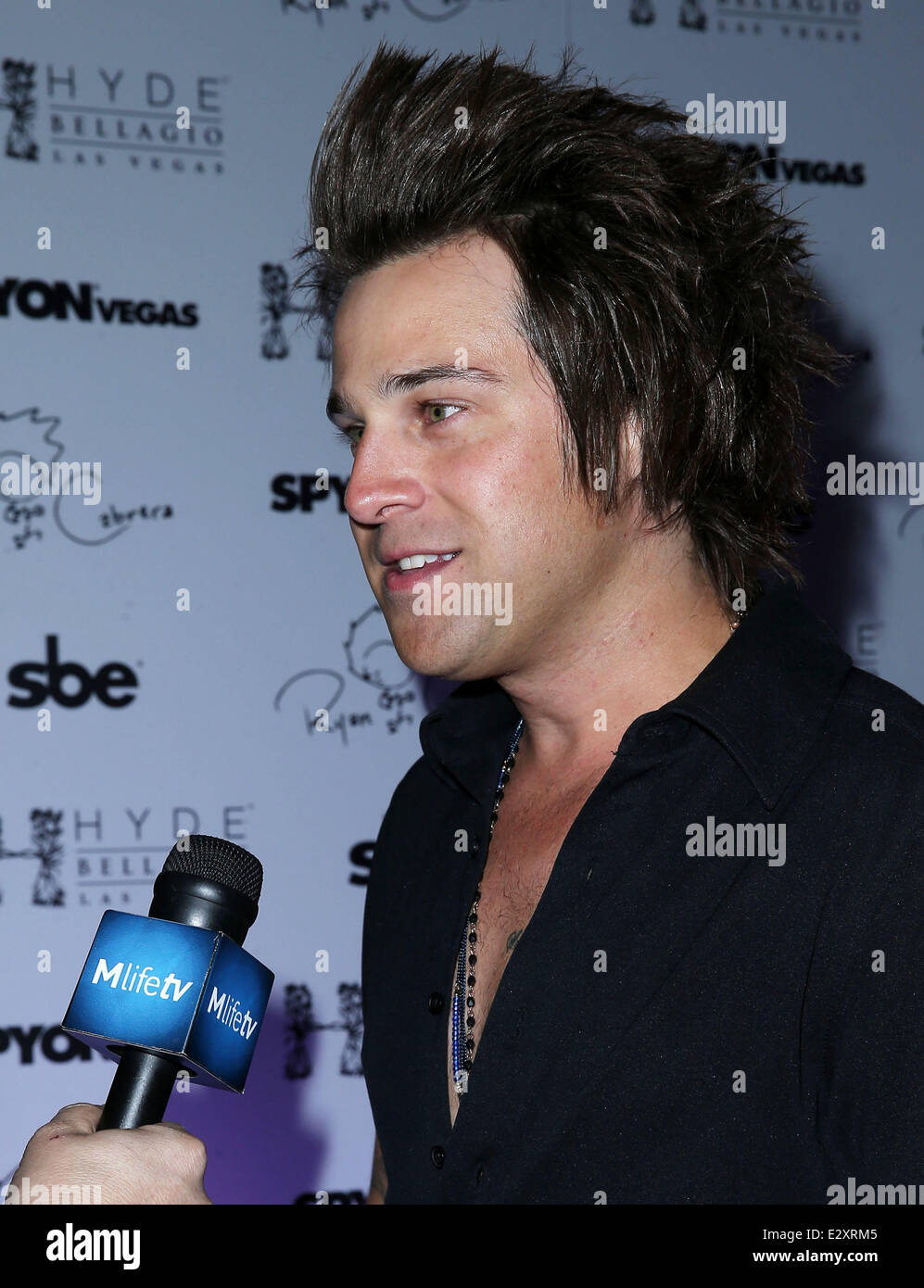 Ryan Cabrera arrives at Hyde Bellagio Las Vegas for a special live ...