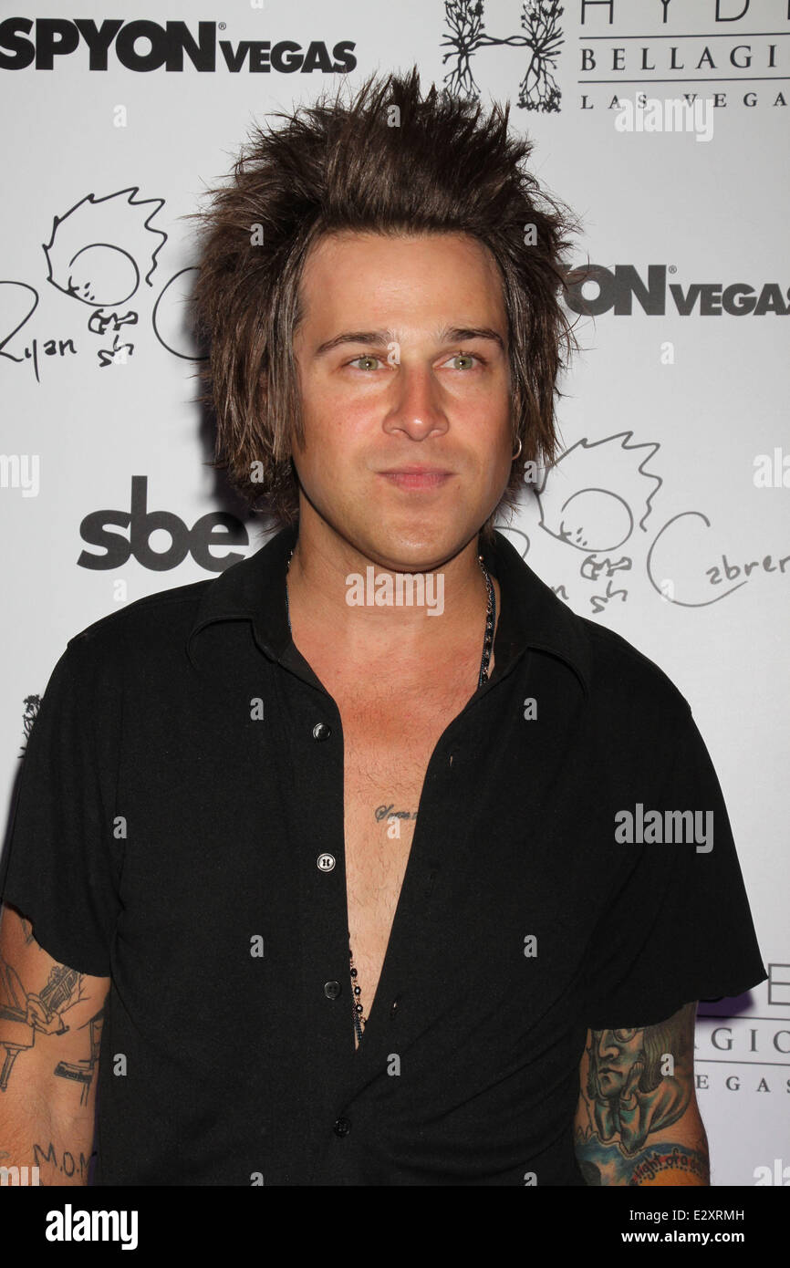 Ryan Cabrera arrives at Hyde Bellagio Las Vegas for a special live ...