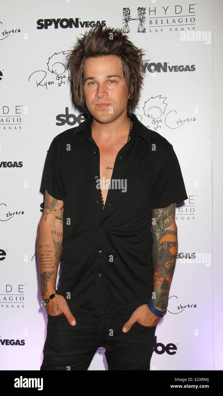Ryan Cabrera arrives at Hyde Bellagio Las Vegas for a special live ...