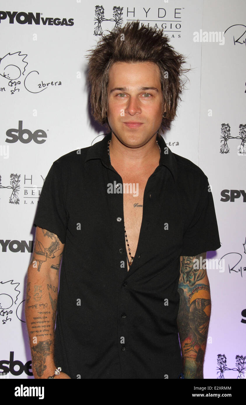 Ryan Cabrera arrives at Hyde Bellagio Las Vegas for a special live ...