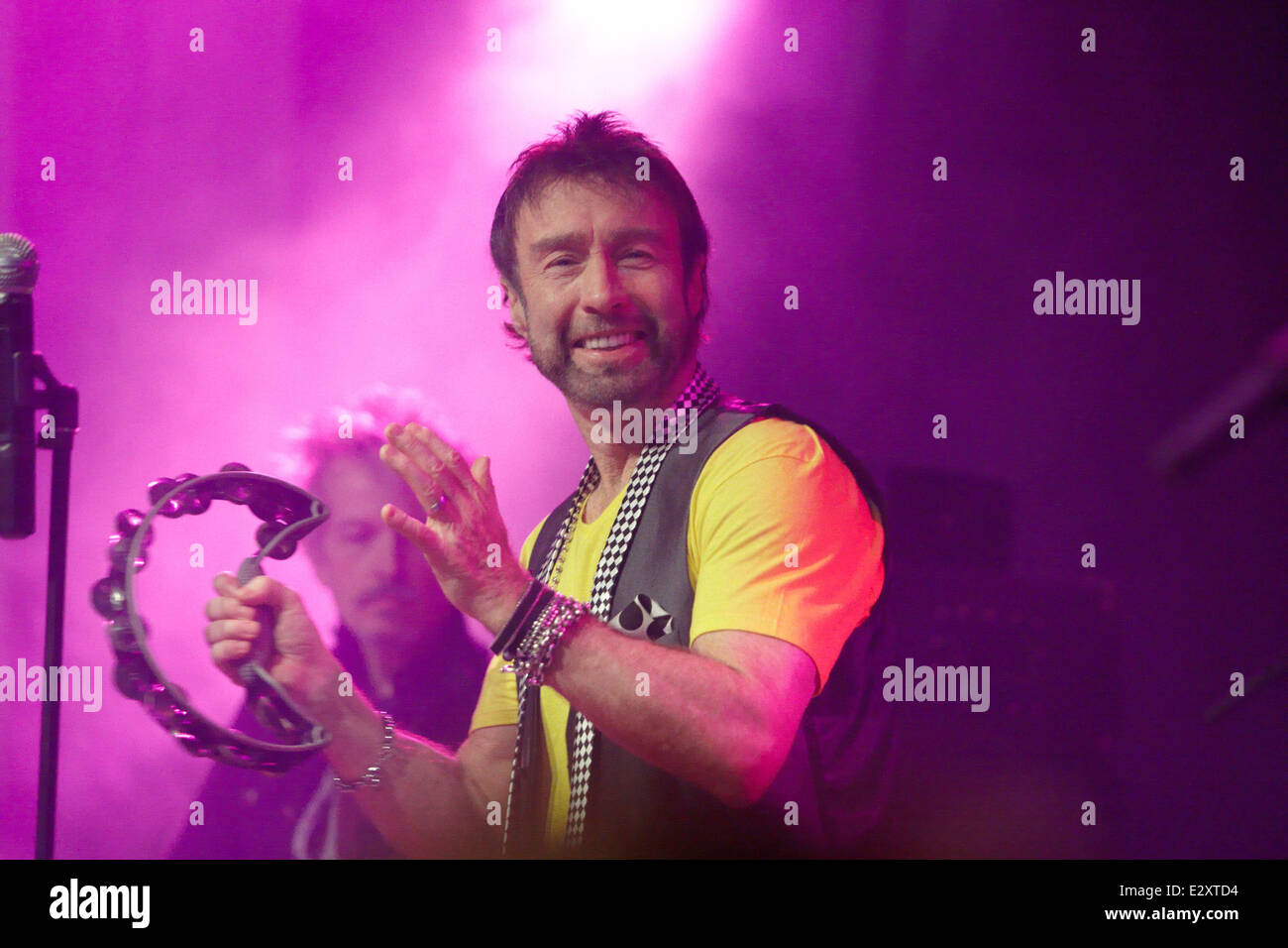 Paul Rogers with The Deborah Bonham Band performing at a charity gig ...