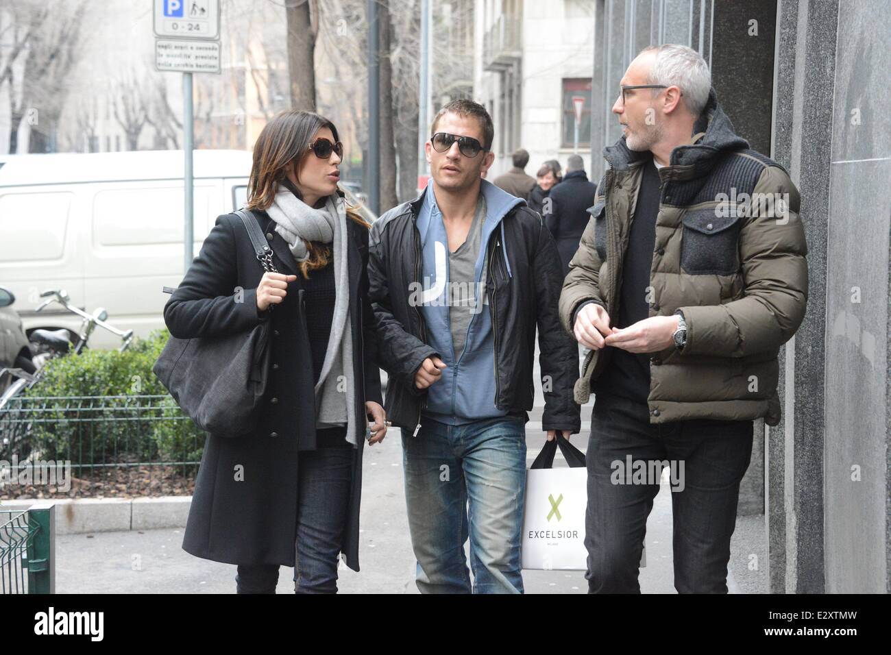 Elisabetta Canalis and new boyfriend Marcus Kowal seen shopping in ...