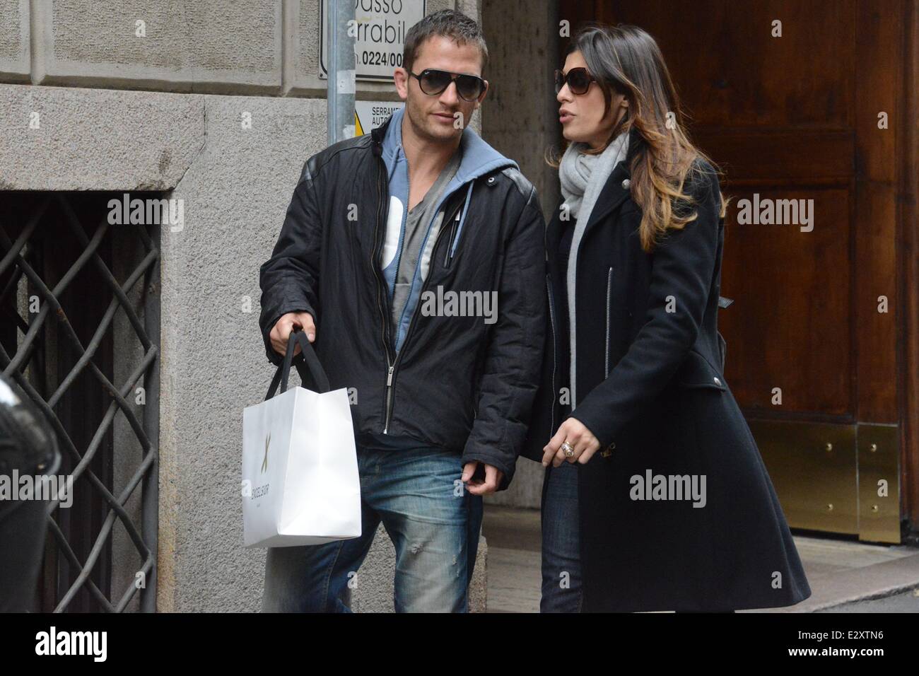 Elisabetta Canalis and new boyfriend Marcus Kowal seen shopping in ...