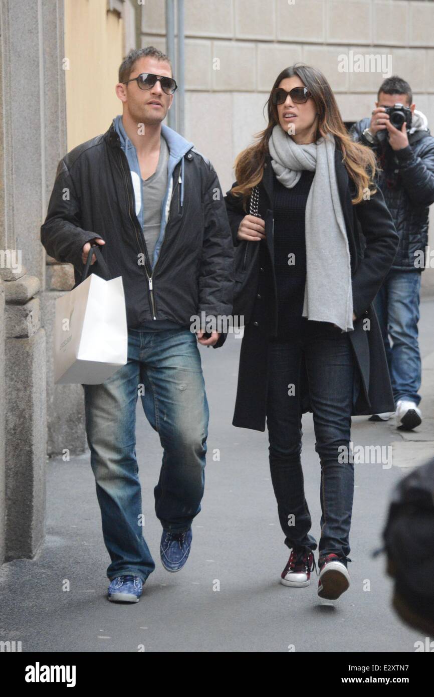 Elisabetta Canalis and new boyfriend Marcus Kowal seen shopping in ...