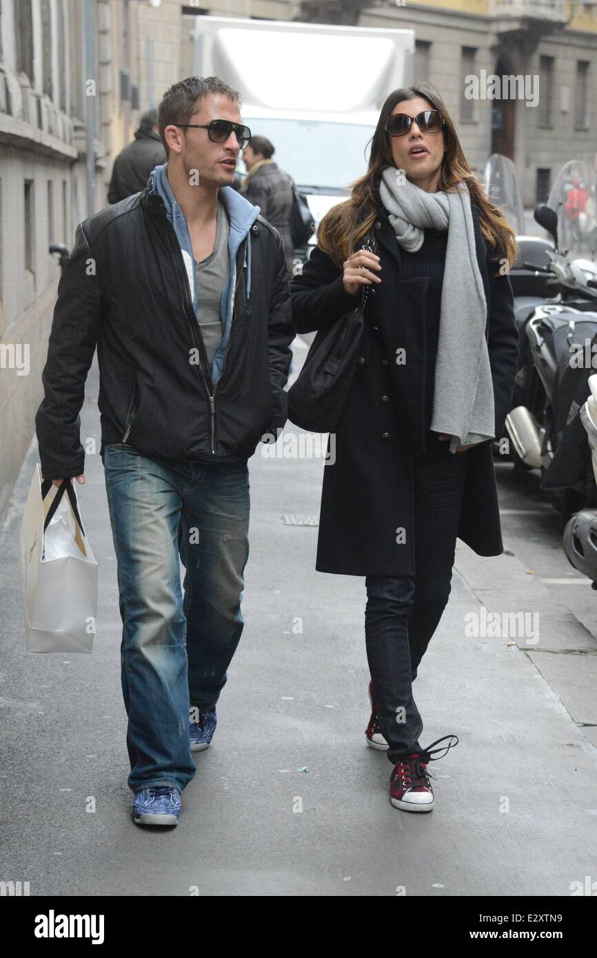 Elisabetta Canalis and new boyfriend Marcus Kowal seen shopping in ...