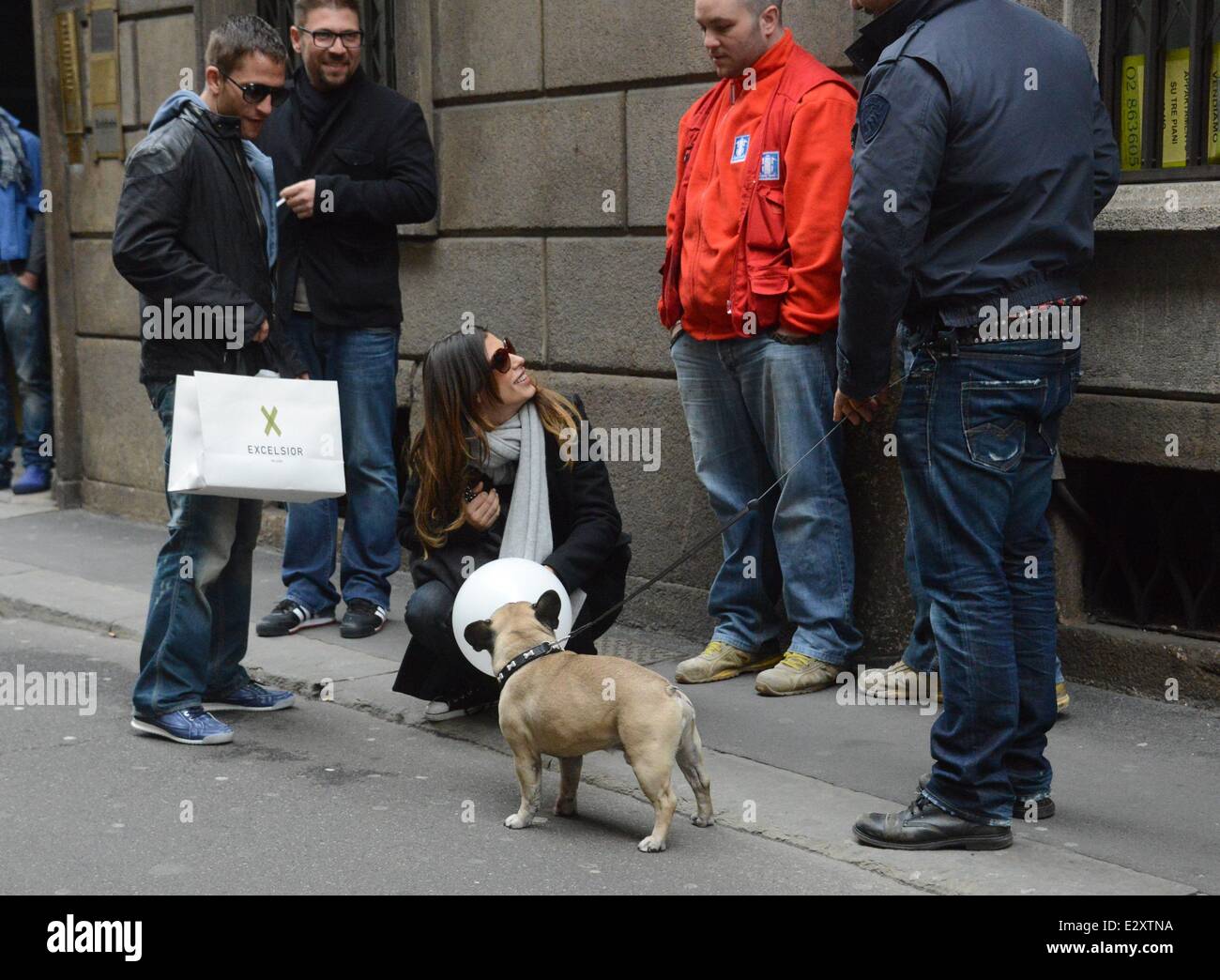Elisabetta Canalis and new boyfriend Marcus Kowal seen shopping in ...